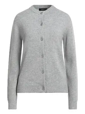 Fabiana Filippi Cardigan In Virgin Wool, Silk, And Cashmere - Grey