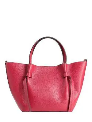 LAURA DI MAGGIO Leather Shopper Bag With Appliqués
