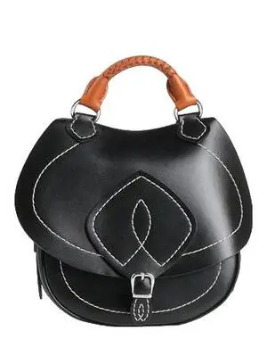 MAISON MARGIELA Saddle Bag In Leather - Black