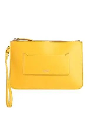 Burberry Lambskin Clutch - Yellow