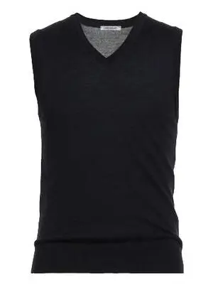 GIOFERRARI Merino Wool Vest - Blue