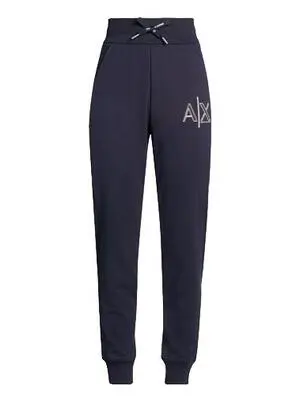 Armani Exchange Cotton Blend Track Pants - Blue