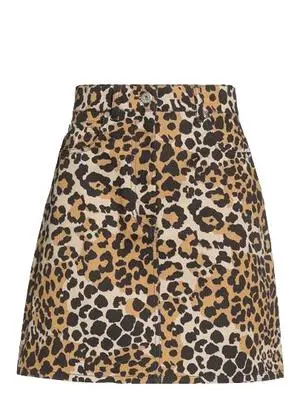 Max Mara Flared Mini Skirt - Brown