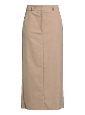 Peserico Flared Maxi Skirt - Beige