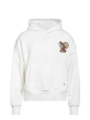 INBETWEENERS Cotton Fleece Hoodie - White