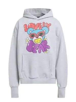 INBETWEENERS Hooded Sweatshirt With Print - Grey