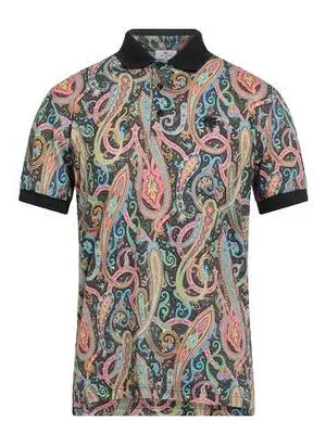 Etro Polo Shirt Size Cotton - Black