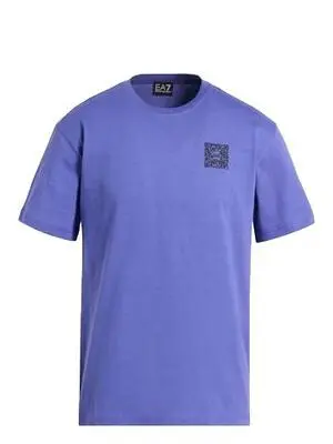 EA7 T-shirt Size Cotton - Purple