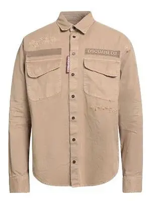 Dsquared2 Shirt Sand Size Cotton - Beige