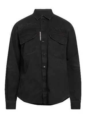 Dsquared2 Shirt Military Size Cotton - Black