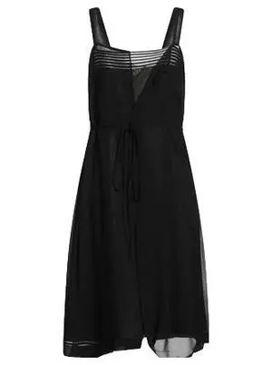 MAISON MARGIELA Midi Dress In Acetate, Viscose, And Silk - Black