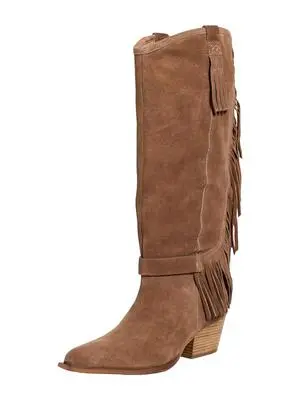 FREE PEOPLE Faith Fringe Western Boots