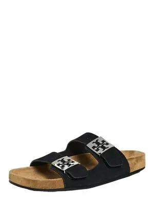 Tory Burch Mellow Slides - Perfect Black/light Teak