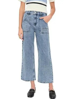 SEVENTY + MOCHI Eden Cropped Jeans - Newport