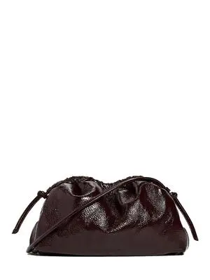 MANSUR GAVRIEL Mini Cloud Lambskin Clutch - Dark Oxblood
