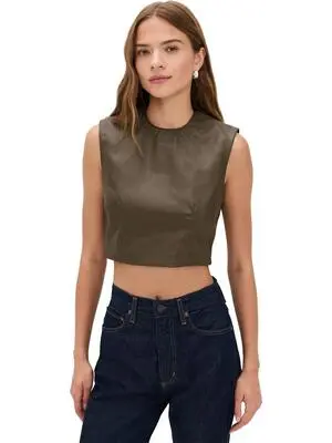 SABINA MUSAYEV Dida Top Dark Khaki