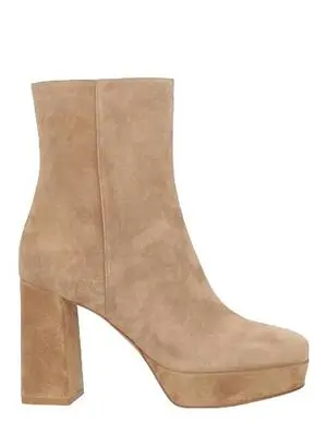 GIANVITO ROSSI Suede Ankle Boots - Beige