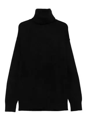 TOTEME Roll-neck Sweater - Black