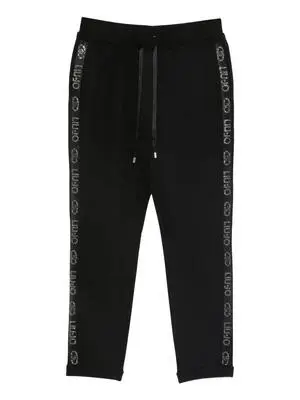Liu Jo Logo-detail Drawstring Track Pants - Black
