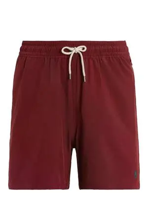 Polo Ralph Lauren Traveller Drawstring Swim Shorts - Red