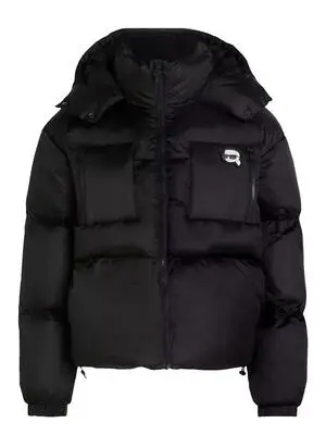 Karl Lagerfeld Ikon Puffer Jacket - Black