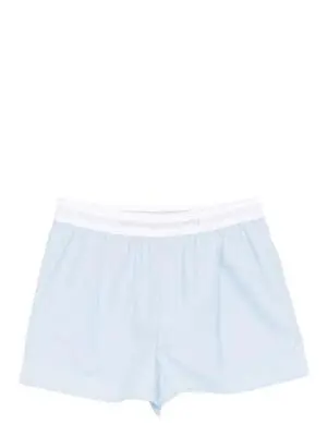 Alexander Wang Logo Elastic Short - Oxford Blue
