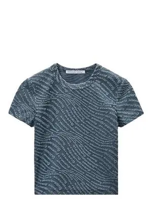 Alexander Wang Jacquard Logo Baby T-shirt - Graphite
