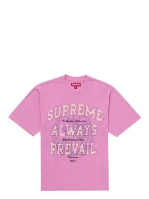 Supreme Always Prevail Short Sleeve Top Pink