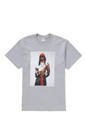 Supreme Playboi Carti Tee Shirt Heather Grey