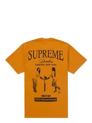 Supreme Devotion Tee Shirt - Orange