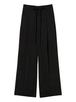 Twin-set Wide Leg Trousers - Black