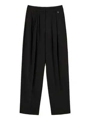 Twin-set Wide Leg Trousers - Black