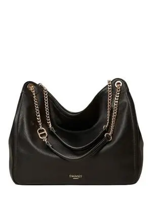 Twin-set Shoulder Bag - Black