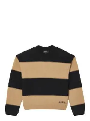 A.p.c. Sweater - Noir / Camel