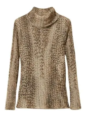 Twin-set Sweaters - Animalier Brown