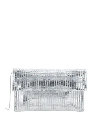 TWENTY FOUR HAITCH Silver Light Evening Bag