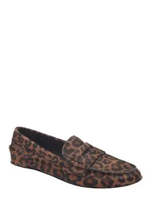 Rag & Bone Carter Calf Hair Penny Loafer - Leopard