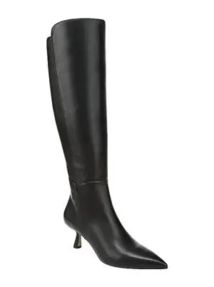 Sam Edelman Taylin Knee High Boot Black Leather