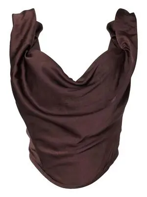 VIVIENNE WESTWOOD Sunday Draped Corset - Brown