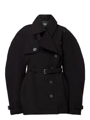 Jacquemus Belted Trench Coat - Black