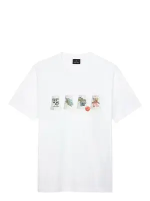 Paul Smith Cup-and-ball-print T-shirt - White