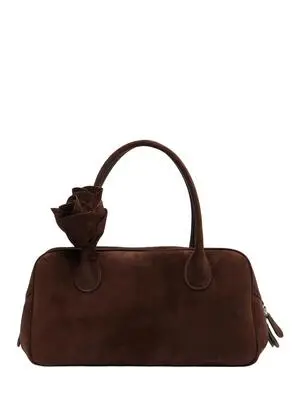 Magda Butrym Brigitte Suede Tote Bag - Brown