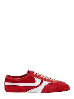 Dries Van Noten Suede Sneakers - Red
