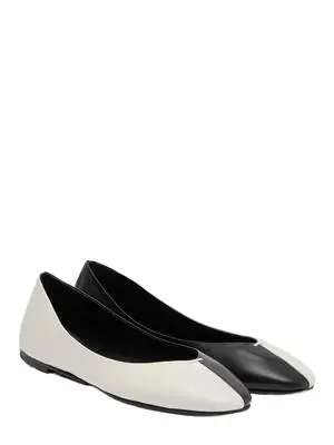 Jacquemus Leather Ballerinas - Black