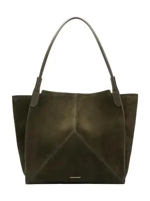 Victoria Beckham Large Suede Tote Bag - Green