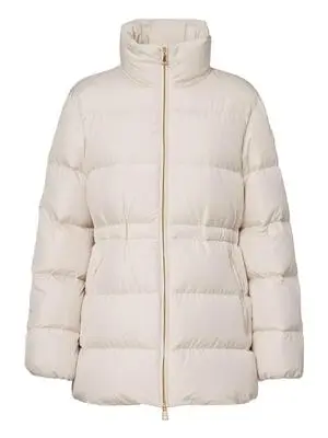 Moncler Brossette Quilted Down Jacket - White