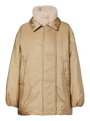 Moncler Voue Down Jacket - Beige