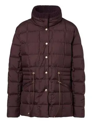 Moncler Antigone Quilted Down Jacket - Burgundy