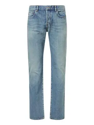 Saint Laurent Low-rise Slim Jeans - Blue