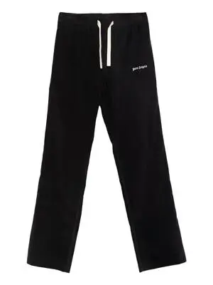 Palm Angels Corduroy Drawstring Trousers - Black